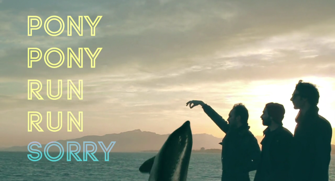 Le Clip du Jour : Sorry de Pony Pony Run Run