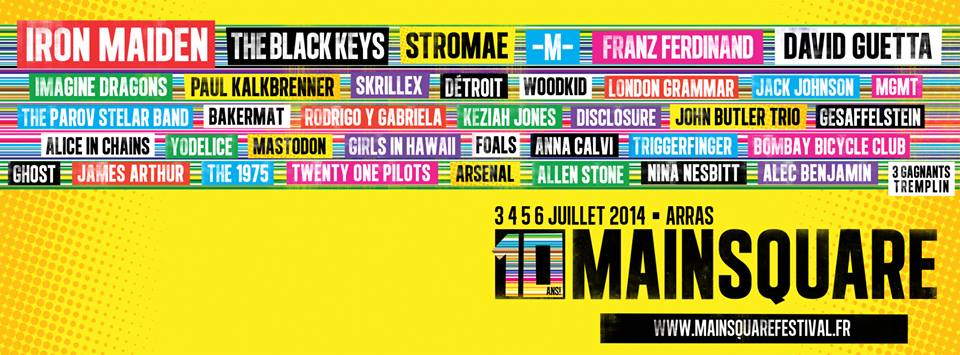 La programmation complète du Main Square 2014