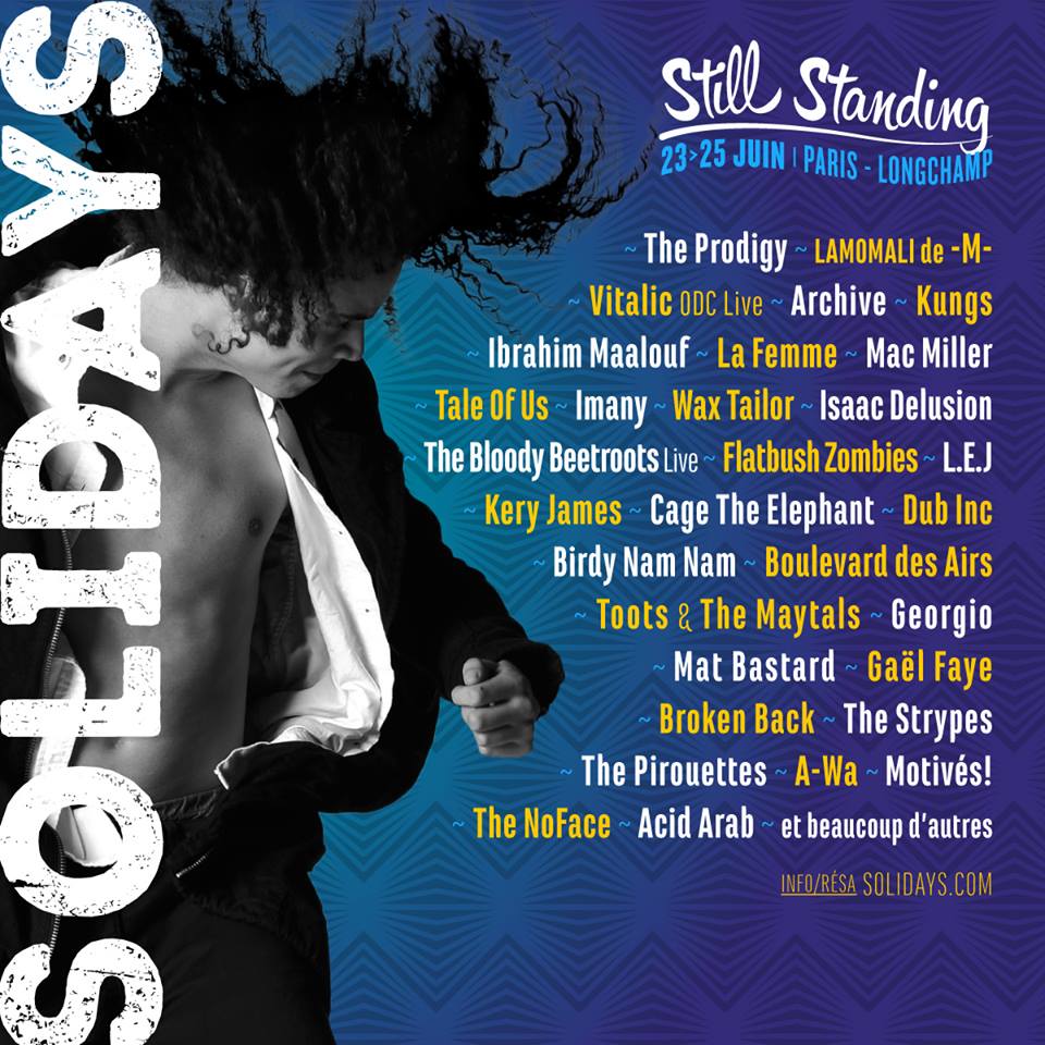 Solidays 2017 : 15 nouveaux noms