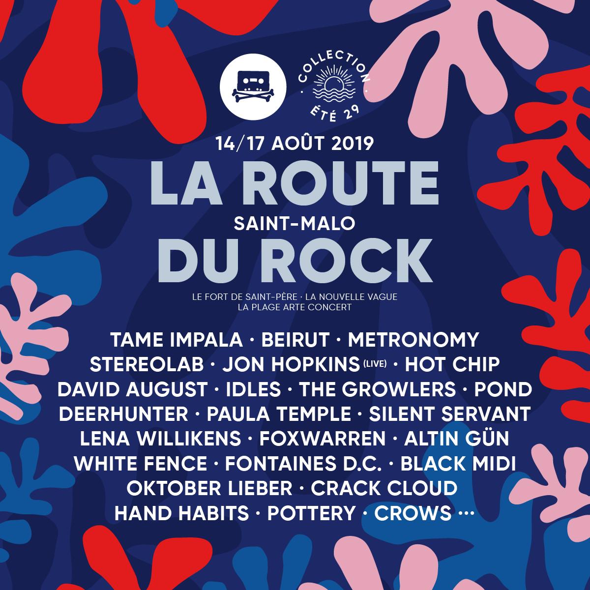 La Route du Rock été 2019 : la programmation complète dévoilée La Route ...