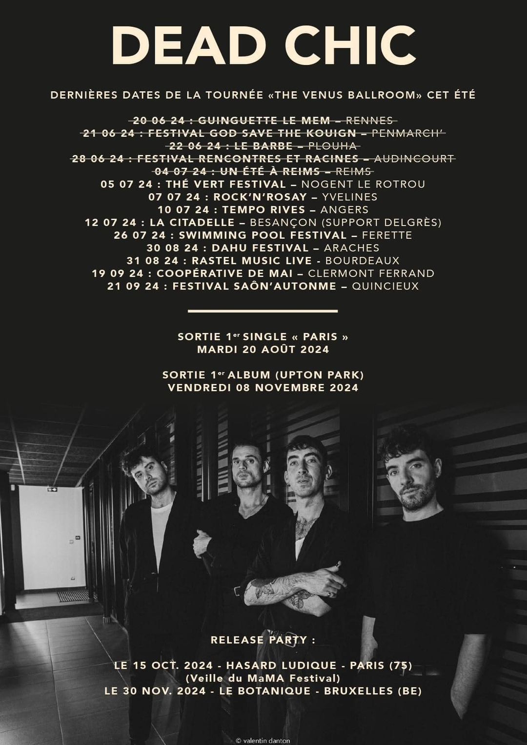 "Paris" : premier single du premier album de Dead Chic