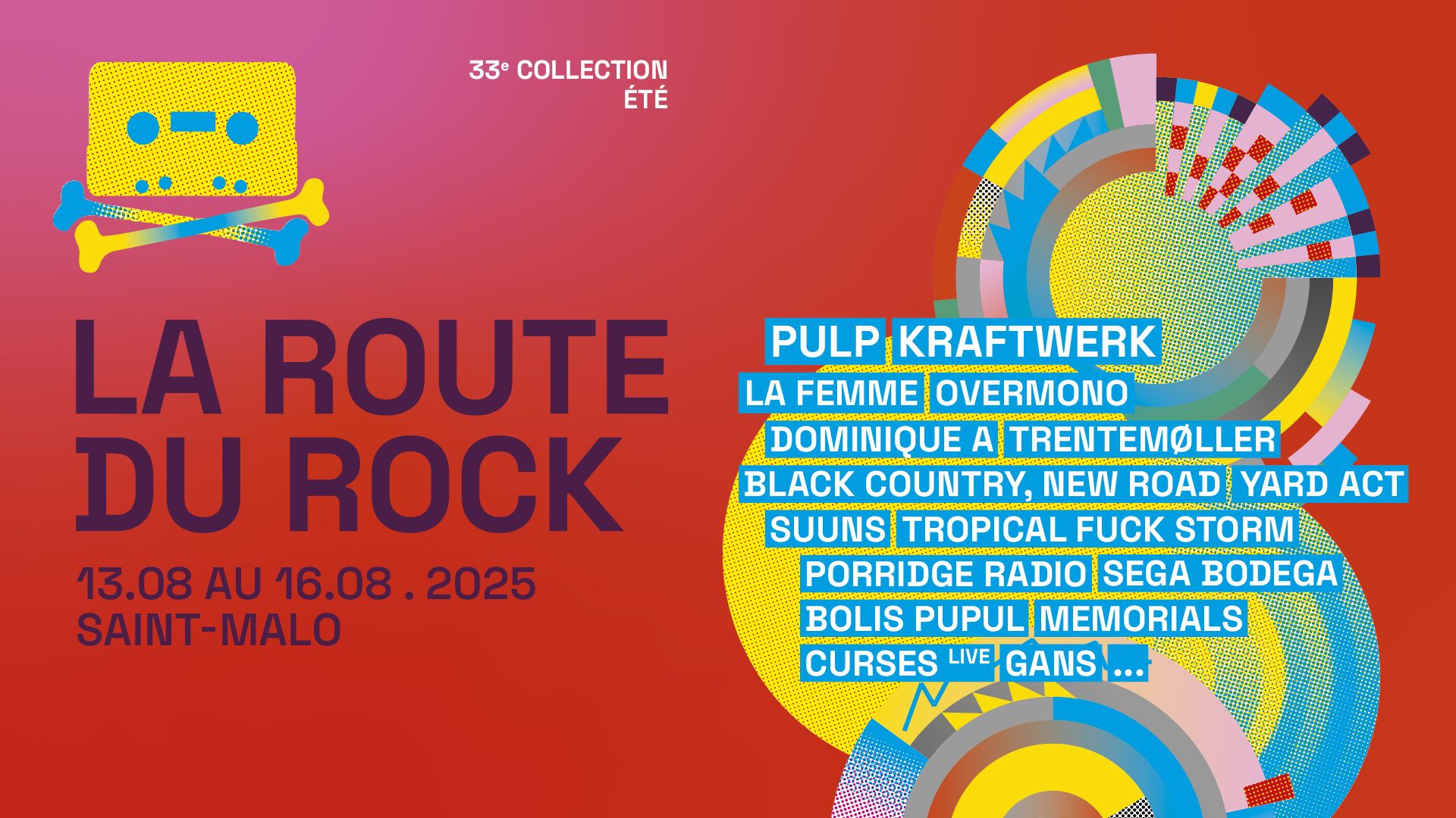 La Route du Rock été 2025 - que nous réserve-t-elle?